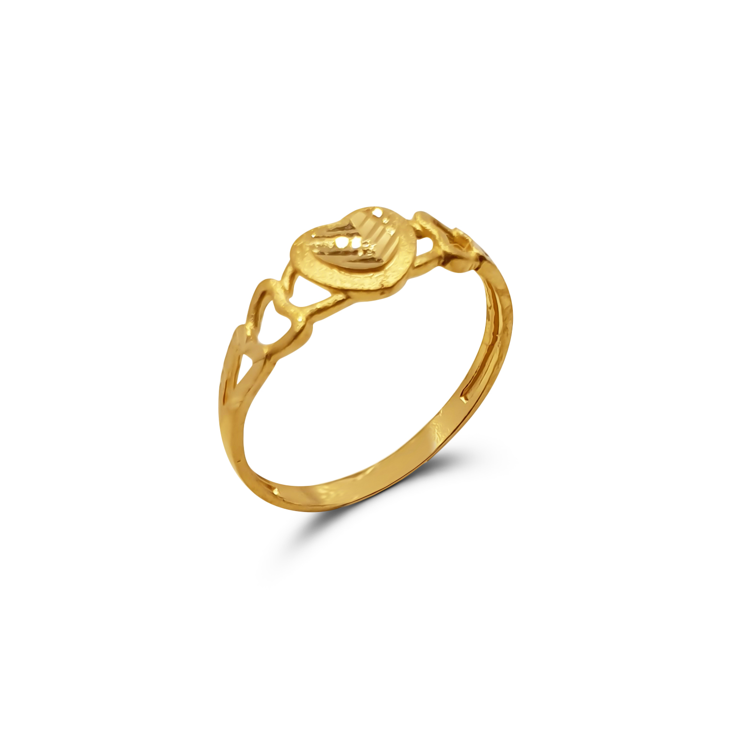 22K Ring - Mini Hearts – Javeri Jewellery