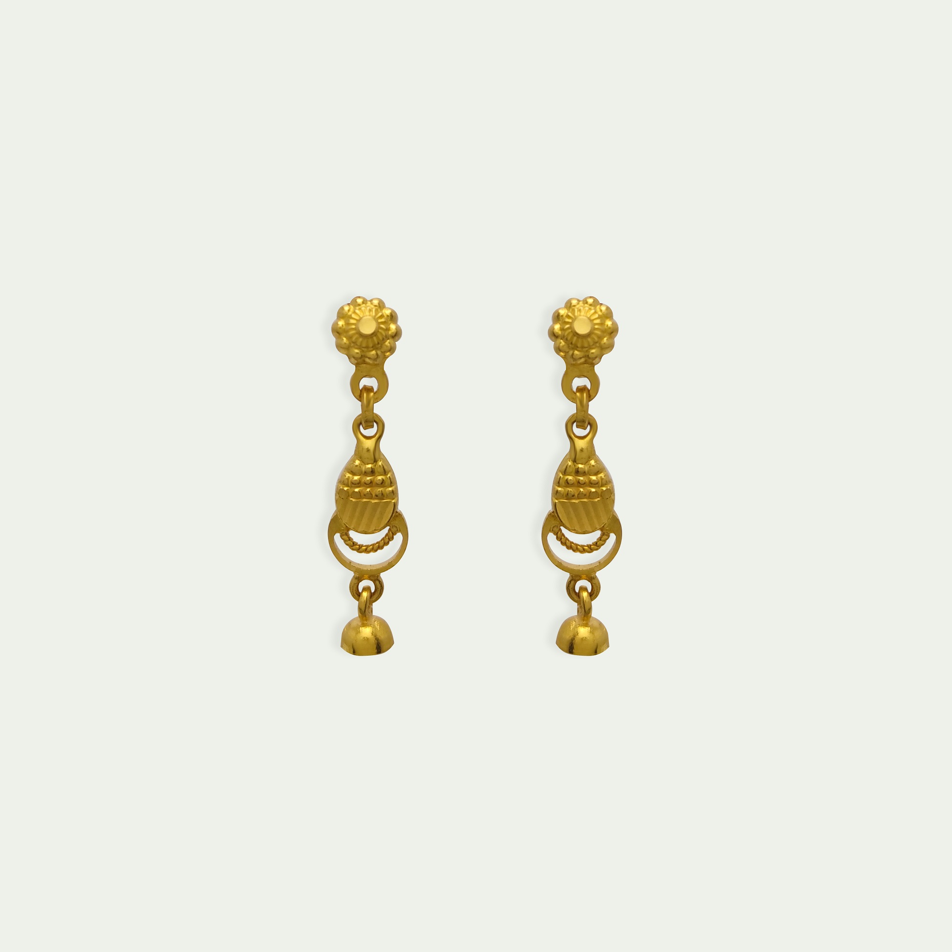 22K - Hanging earrings - 29mm – Javeri Jewellery